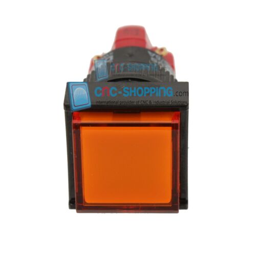 DECA D16LAS1-1ab Switch 2 positions lamp ORANGE PUSH SQUARE - Cnc