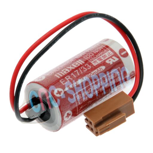 MAXELL ER17/33 3.6V Batterie Hitachi Connecteur JAE - Cnc-Shoppin