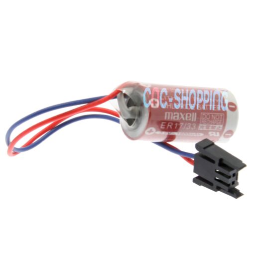 MAXELL ER17/33 3.6V Hitachi LIBAT-H Battery MR-J2 Plug - Cnc-Shop