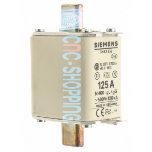 3NA3-832 SIEMENS Fusible SITOR 125A 600VAC - Cnc-Shopping.com