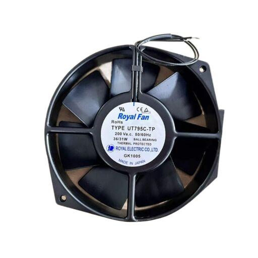 Royal Fan UT795C-TP Fan AC200V 172x150x38mm 2 wires - Cnc-Shoppi